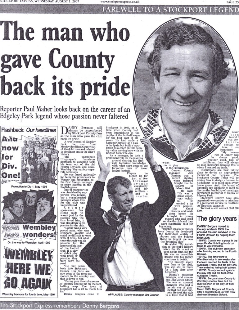 Danny Bergara, el hombre que cambió la historia – Lástima a nadie, maestro